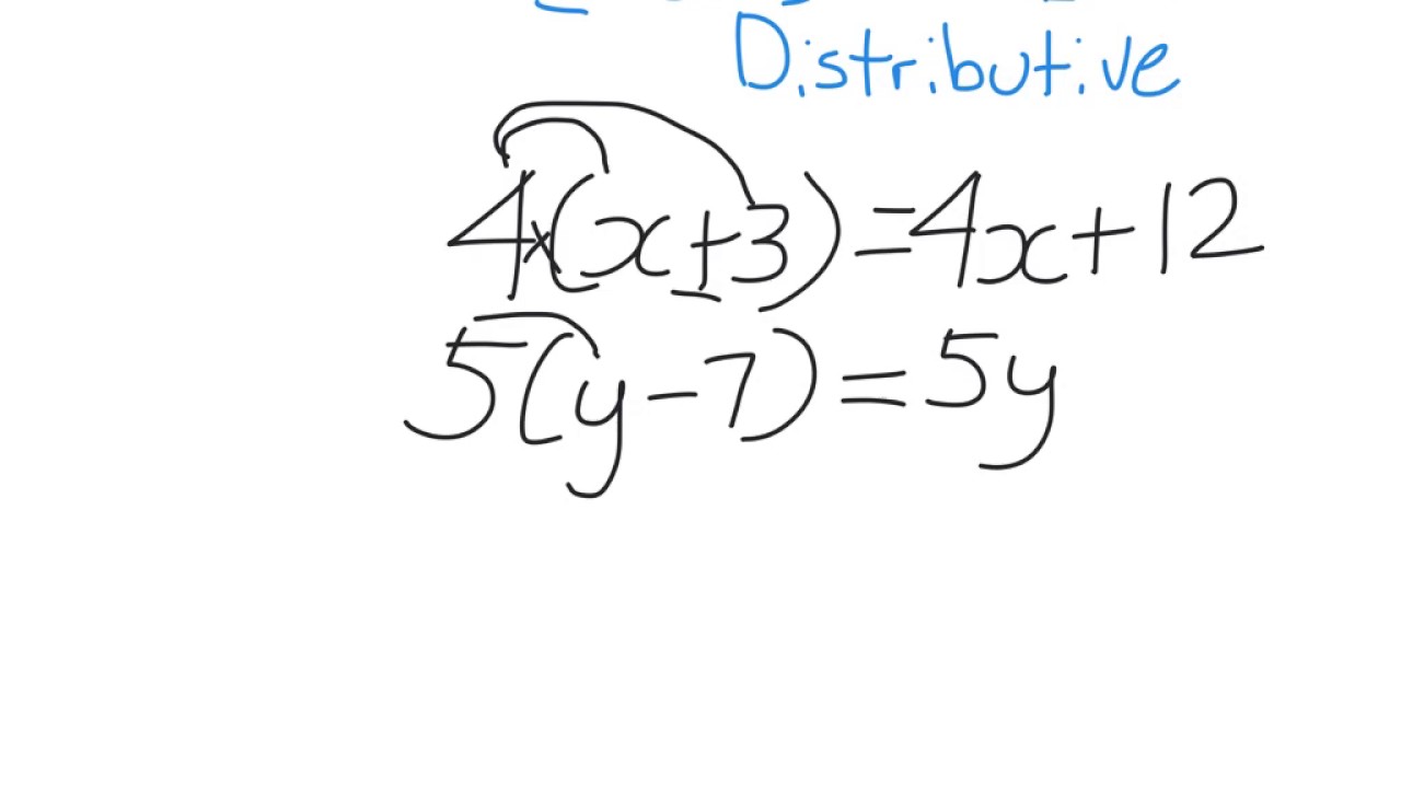 Y8 Distributive Law and Expanding Brackets - YouTube