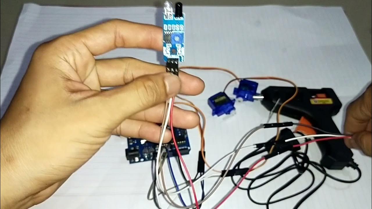 project hand sanitizer otomatis berbasis arduino Uno - YouTube