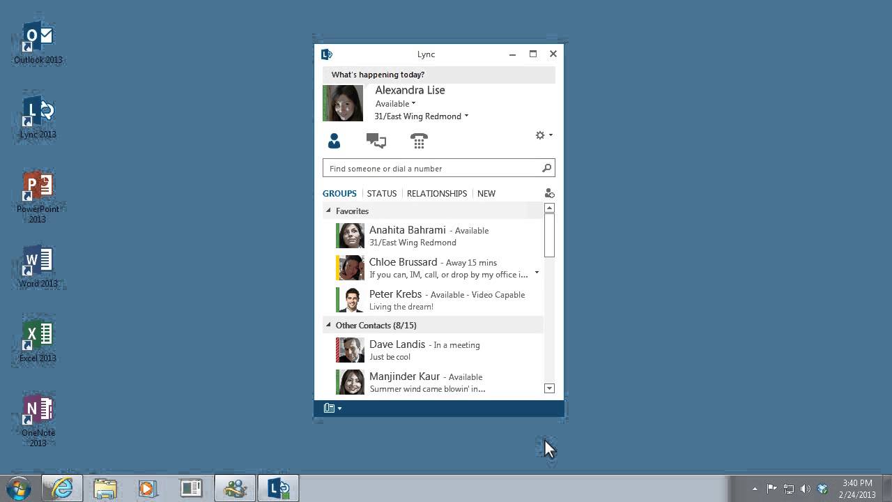 Lync - Set Conversation History - YouTube