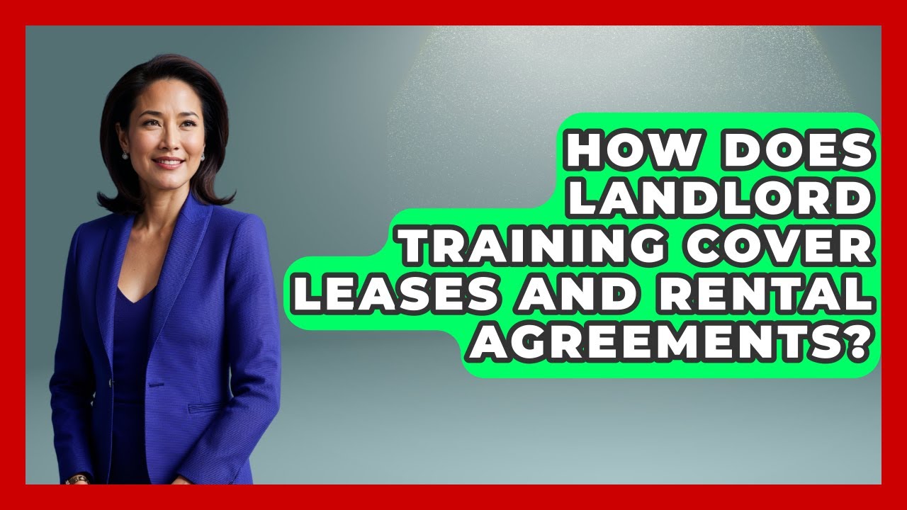 How Does Landlord Training Cover Leases And Rental Agreements? - Law Enforcement Insider - YouTube