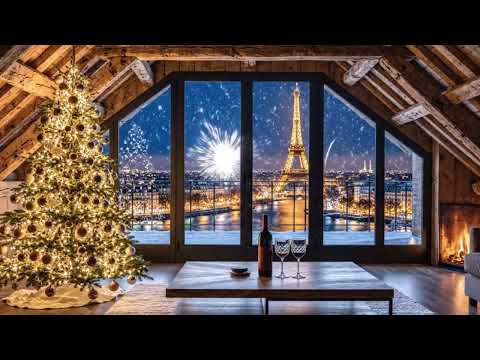 3 HOURS French New Year & Christmas Songs 🇫🇷 Romantic & Happy Holiday Music from Paris
