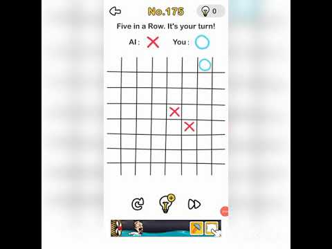 Brain out Level 175 Five in a Row It is your Turn Brain Out Level 175 ...