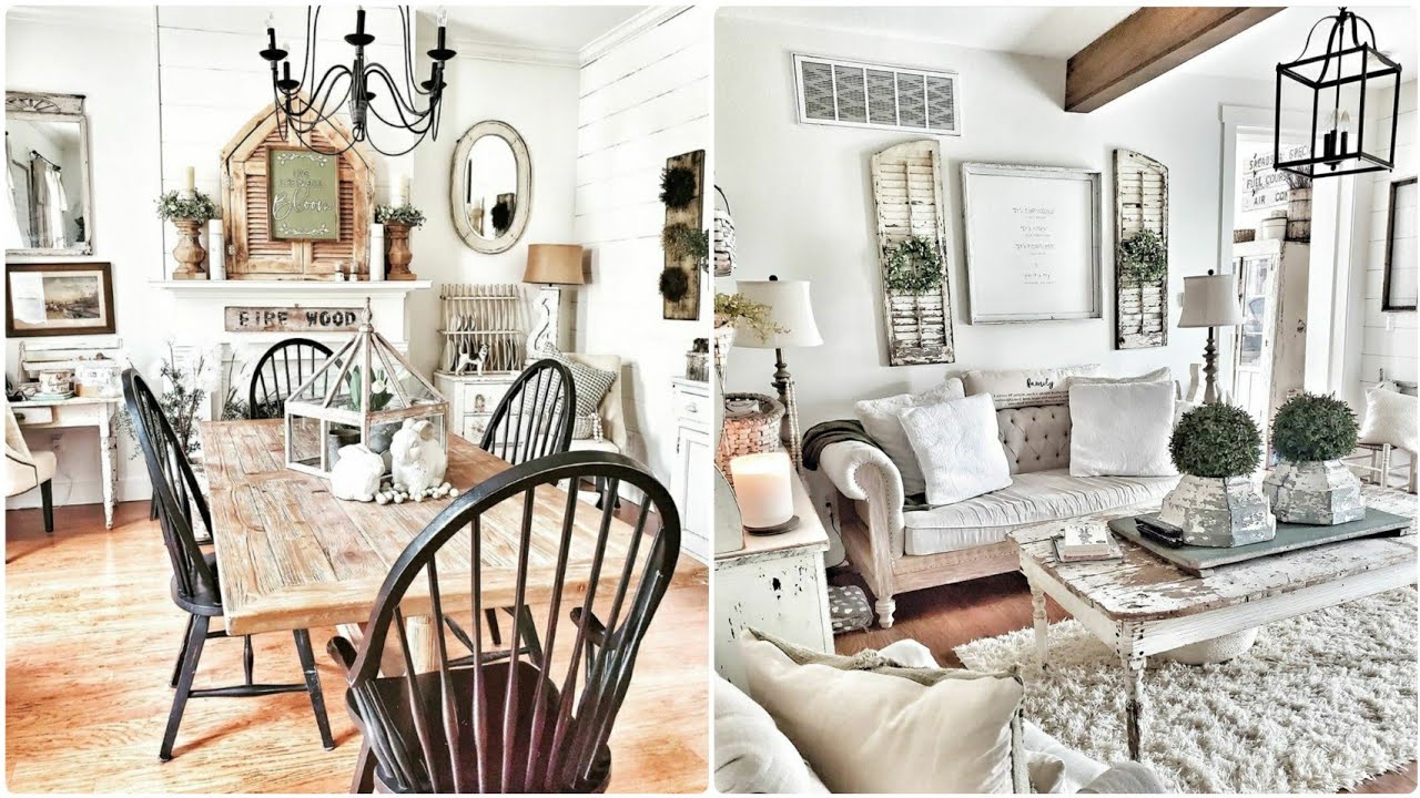 Spring Farmhouse Home Tour - YouTube