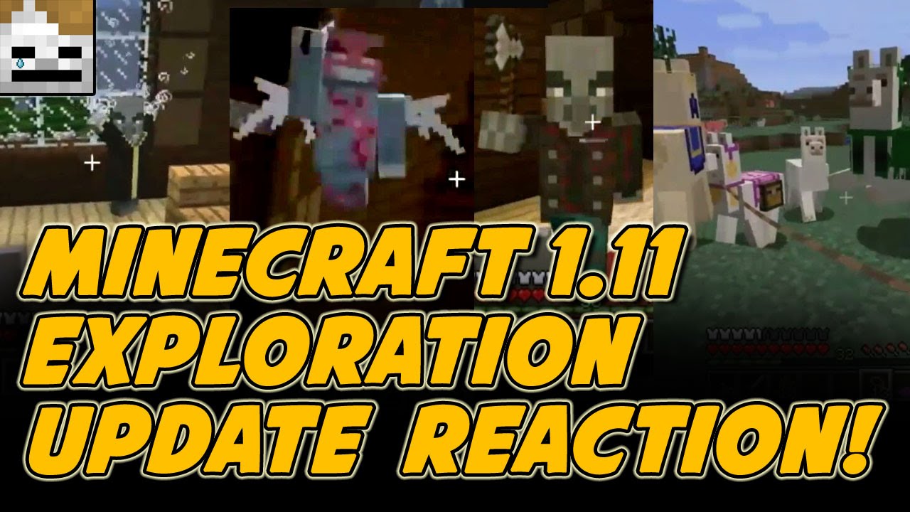Minecraft 1.11 Exploration Update Reaction - YouTube