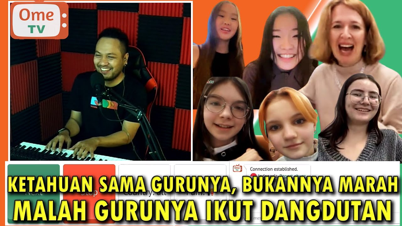 LAGI MAIN OME TV DI KELAS KETAHUAN GURUNYA DONG ..... OME TV TAPI DANGDUTAN - YouTube