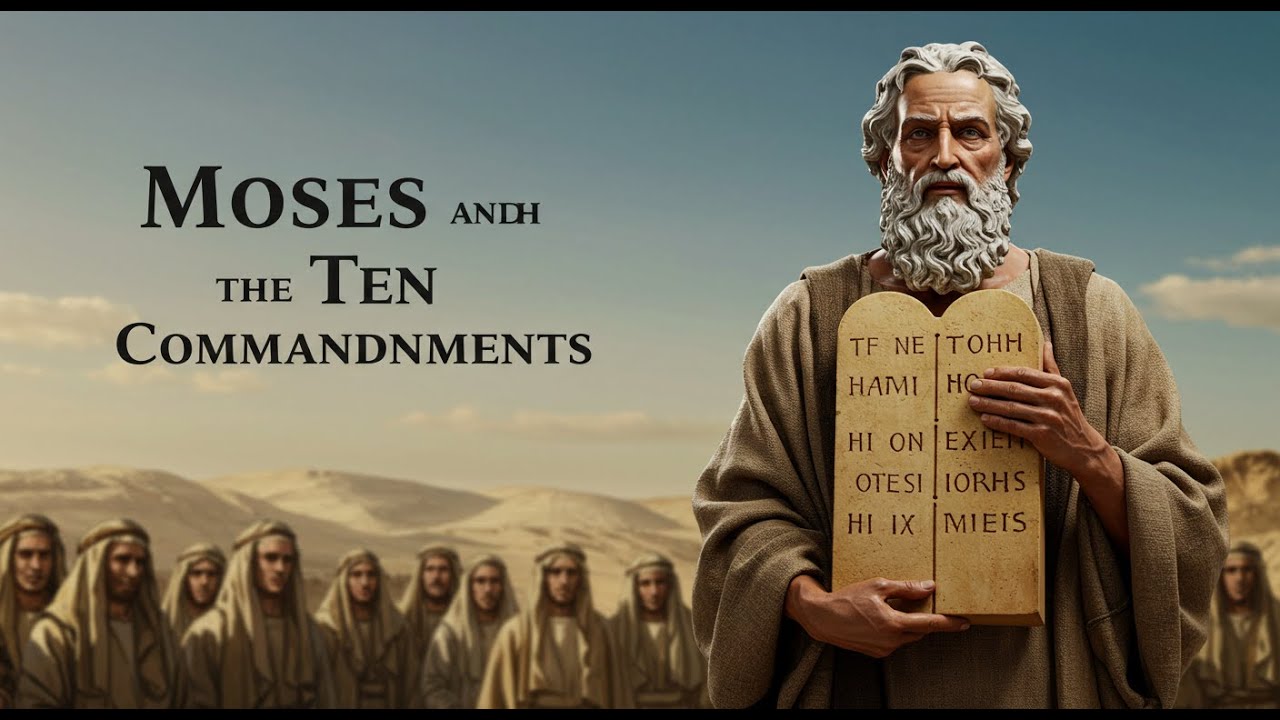 Moses and the Ten Commandments || Children's Bible Story || Animated ...