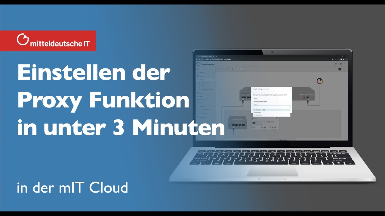 Einstellen der Proxy-Funktion in unter 3 Minuten - YouTube