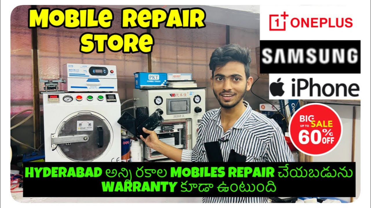 iPhone repair store in Hyderabad// #samsung #iphone #oneplus // mobile ...