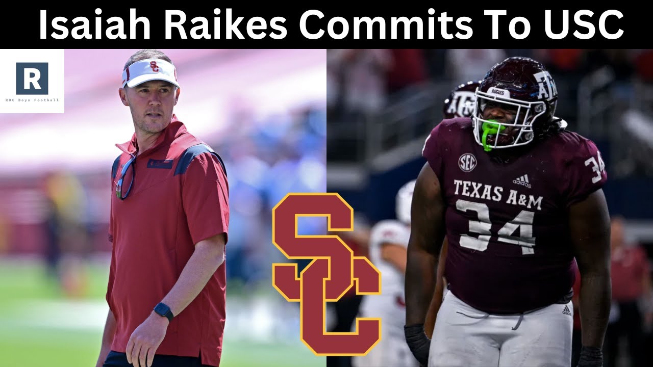 Isaiah Raikes Commits To USC | USC Football Transfer Portal Update ...