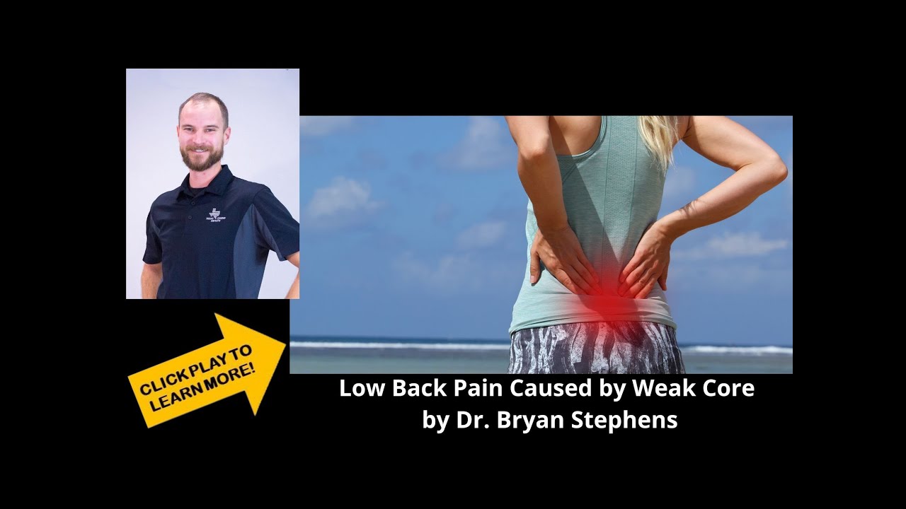 Reduce Low Back Pain with This Exercise by Dr. Bryan - YouTube