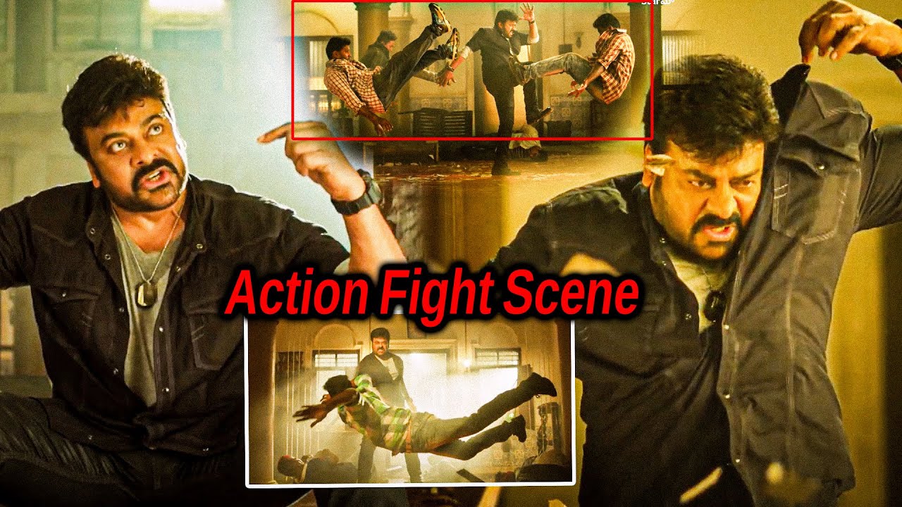 Chiranjeevi Mass Action Fighting Scene || Khaidi No. 150 Movie Scenes ...