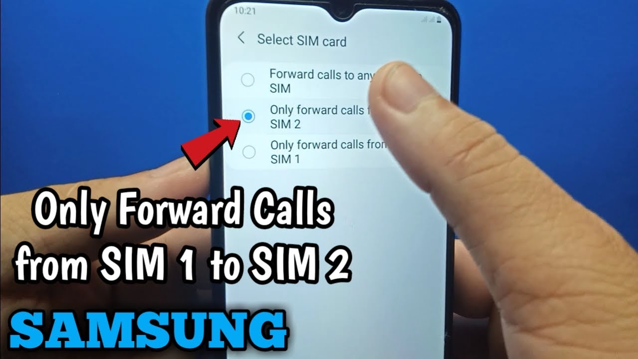 Samsung Galaxy A02 | Only Forward Calls from SIM 1 to SIM 2 | Sim Card ...
