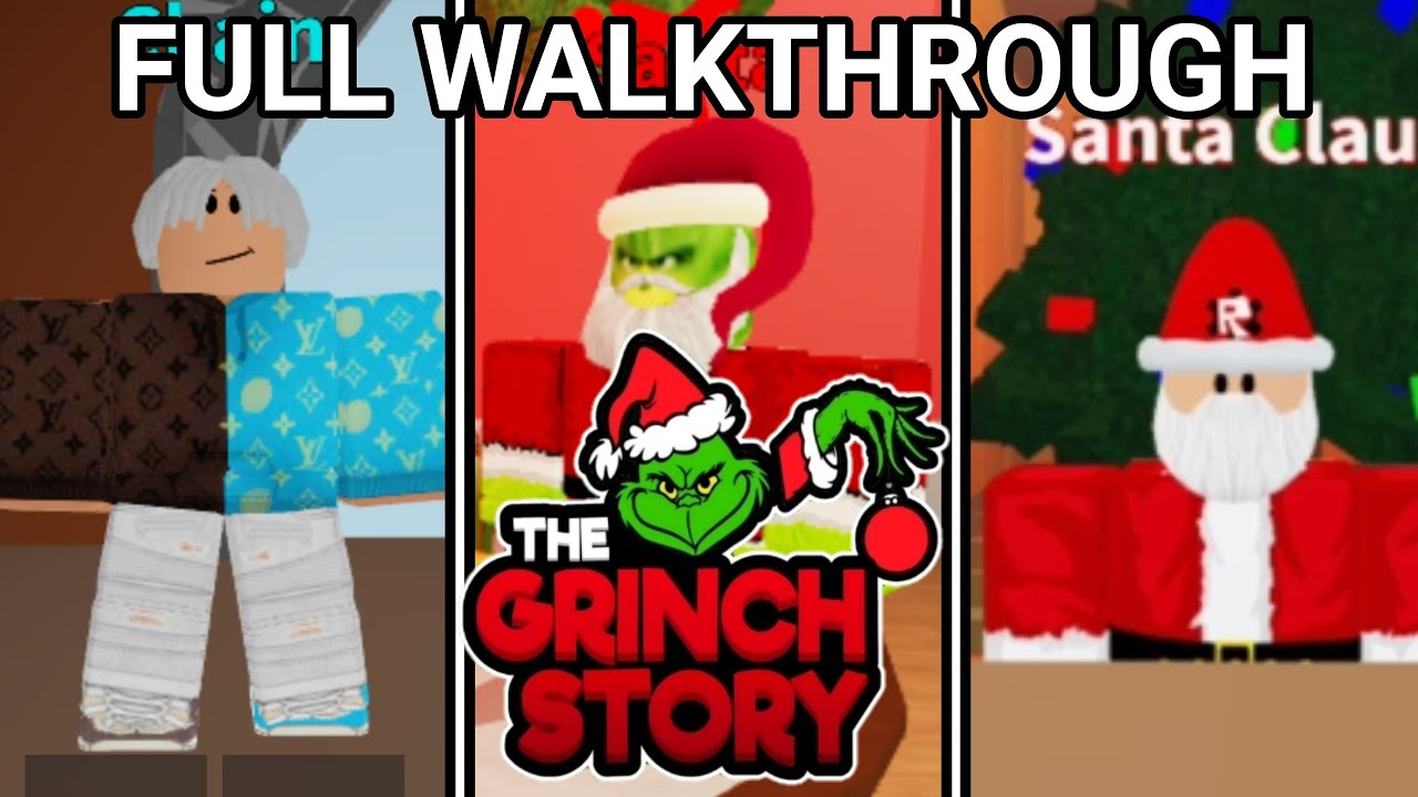 The Grinch Story - Full Walkthrough - Roblox - YouTube