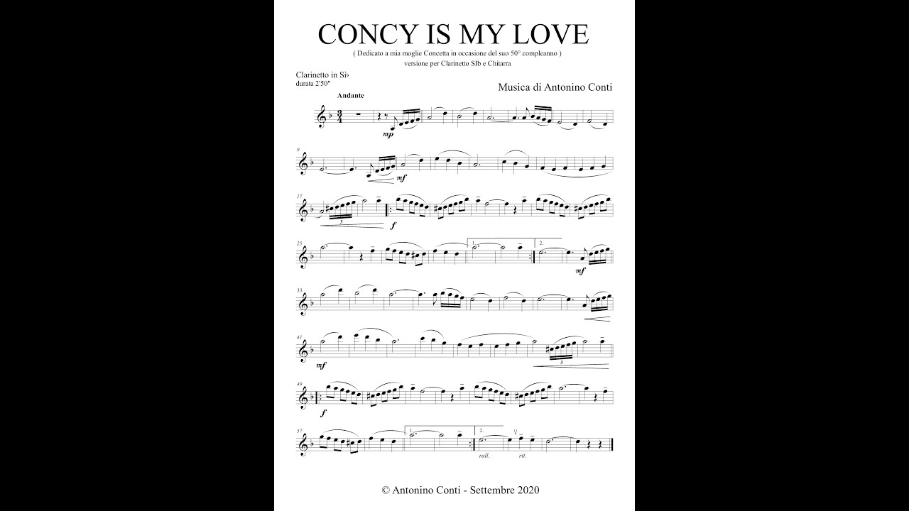 CONCY IS MY LOVE - BASE CHITARRA - YouTube