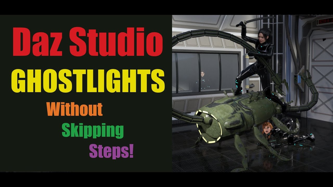 Daz Studio Ghost Lighting - YouTube