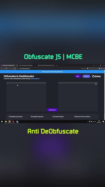 Obfuscate JS MCBE #fyp #security #mcbe #js #obfuscate #encrypt - YouTube
