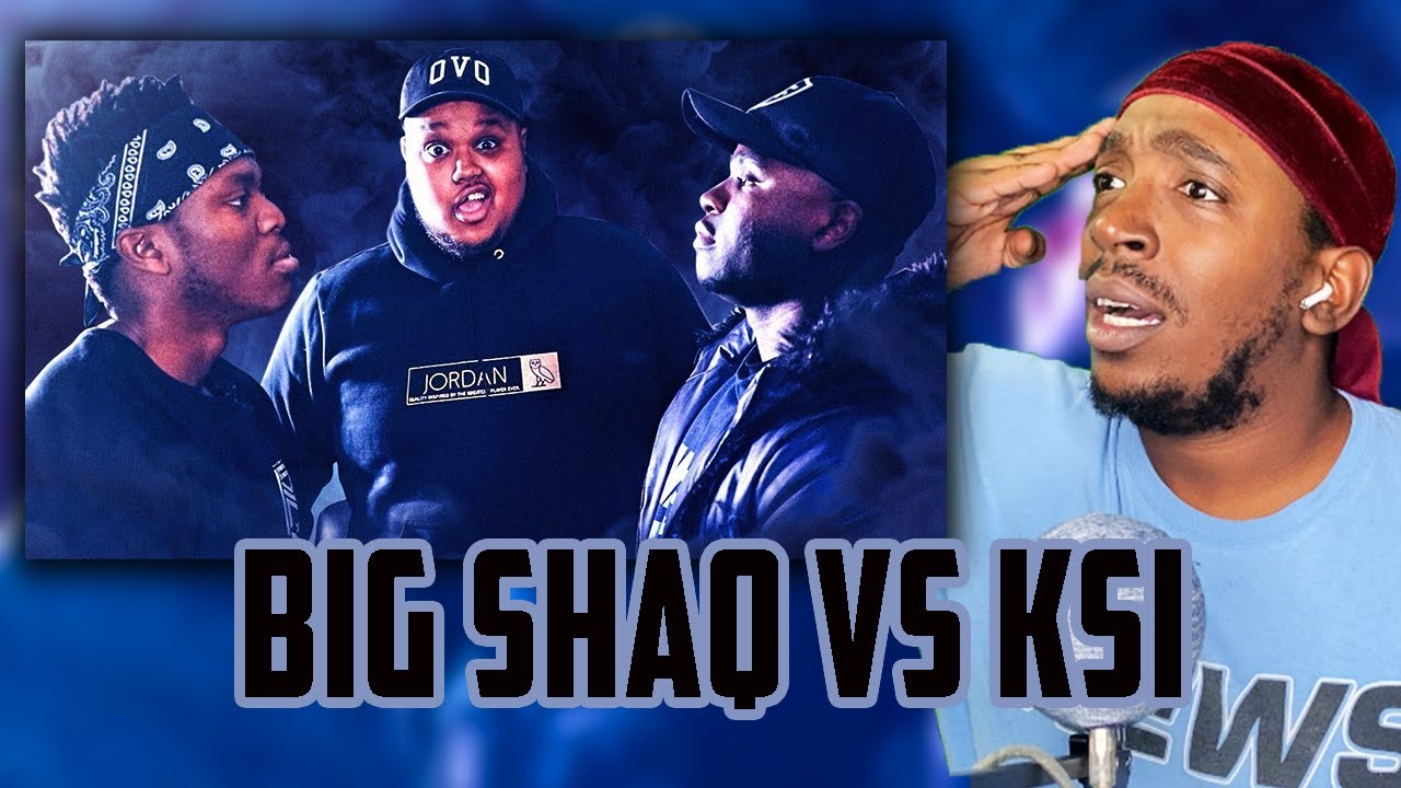 American Reacts To KSI VS BIG SHAQ ft Asznee - YouTube