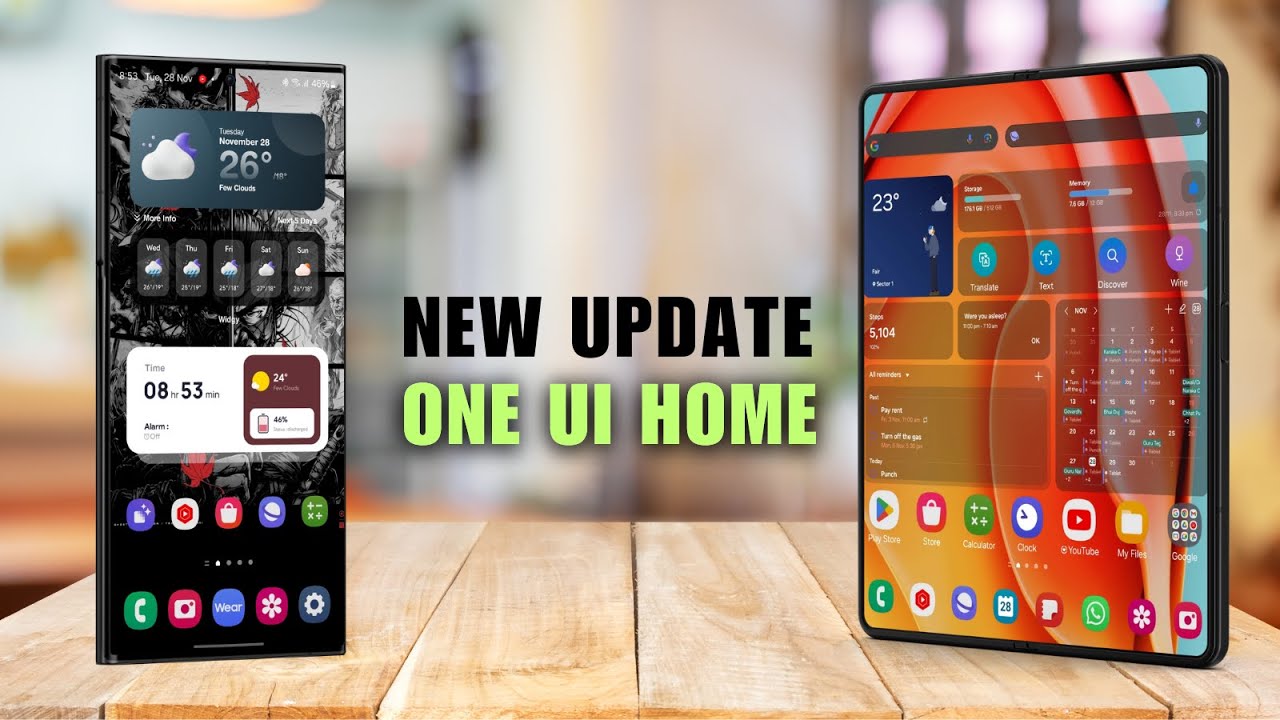 New update for Samsung One UI Home ! - YouTube