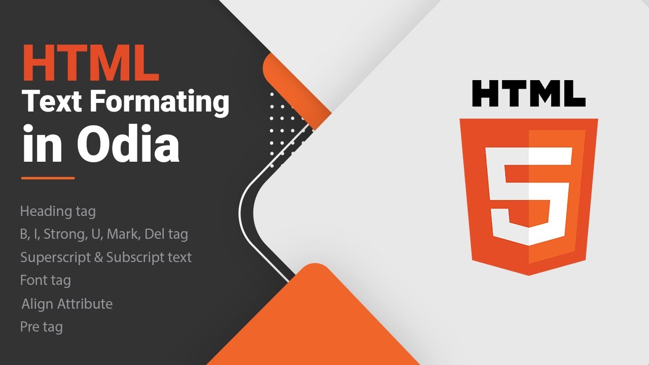 Html Tutorial Text Formating In Odia Part 2 Youtube 1941