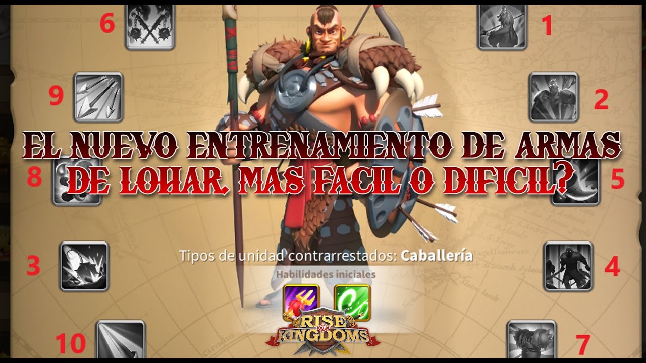 NUEVO ENTRENAMIENTO DE ARMAS DE LOHAR, MAS FACIL O DIFICIL? | Rise of ...