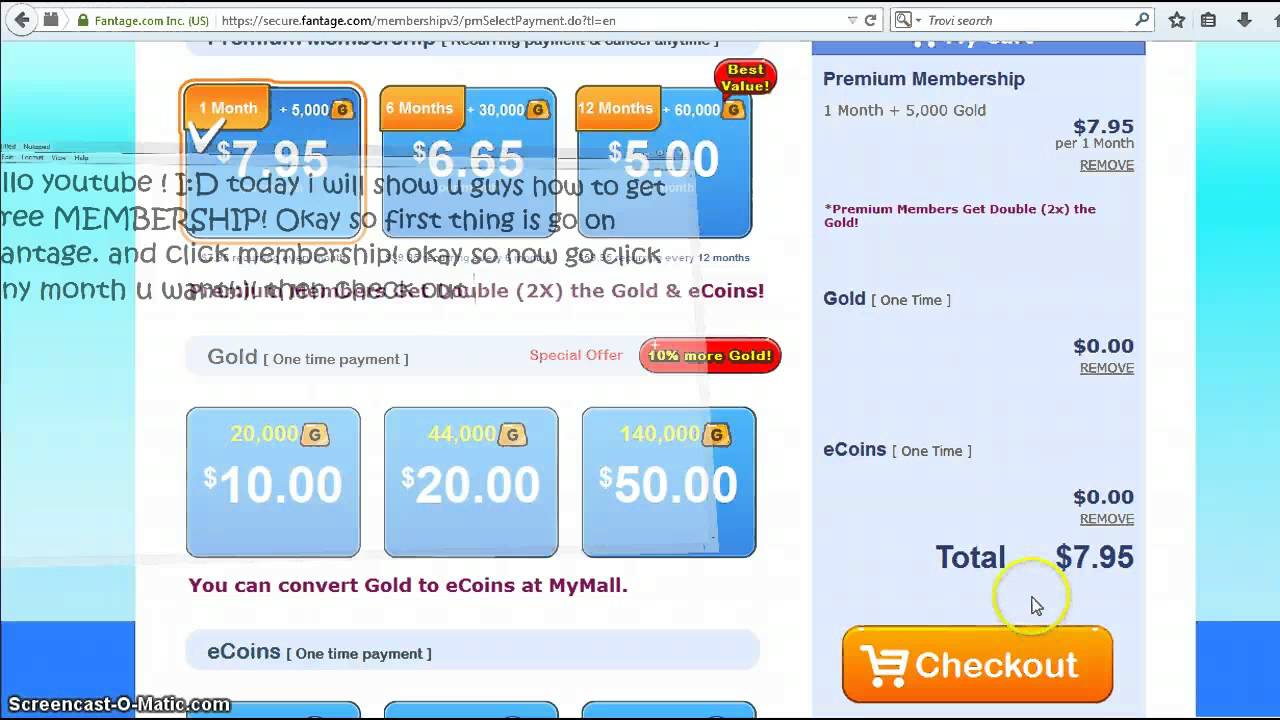 how to get free membership :) - YouTube