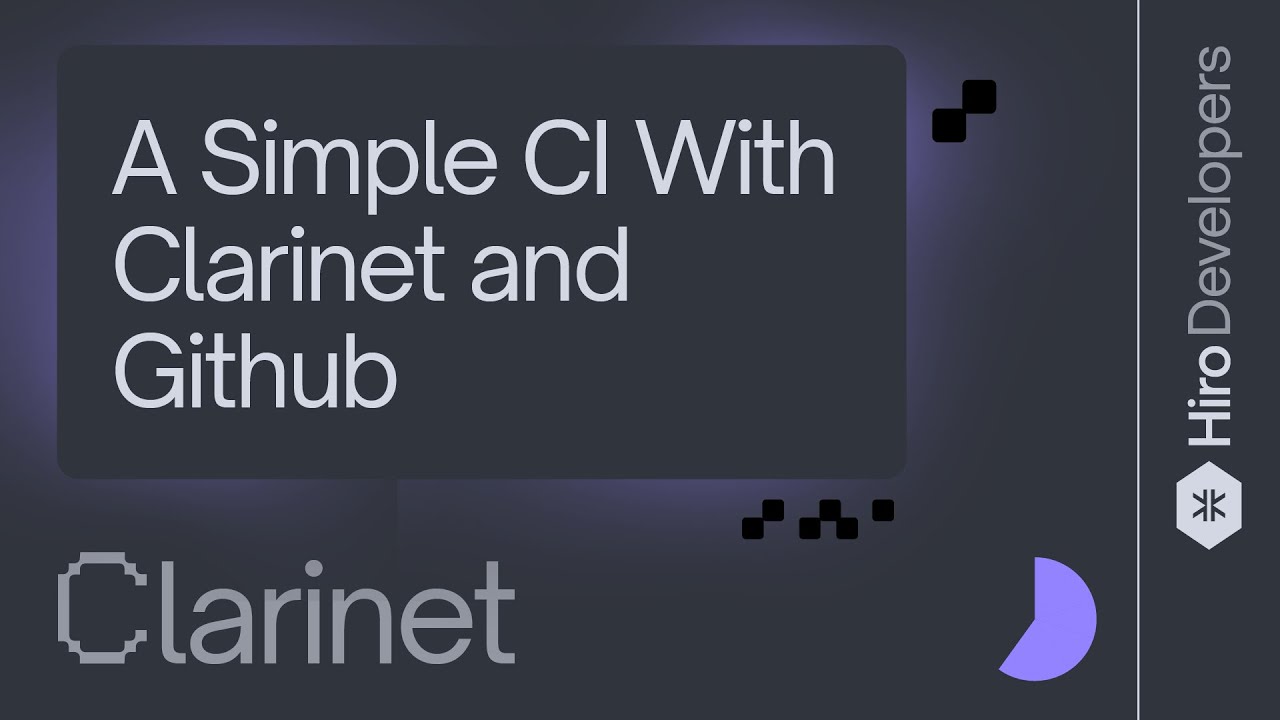 A Simple CI With Clarinet and Github - YouTube