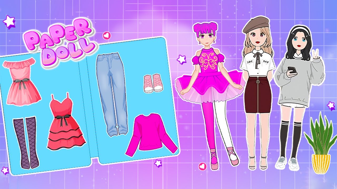 Paper Doll Diy Makeover Story Game | Trailer | Day & Night Games - YouTube