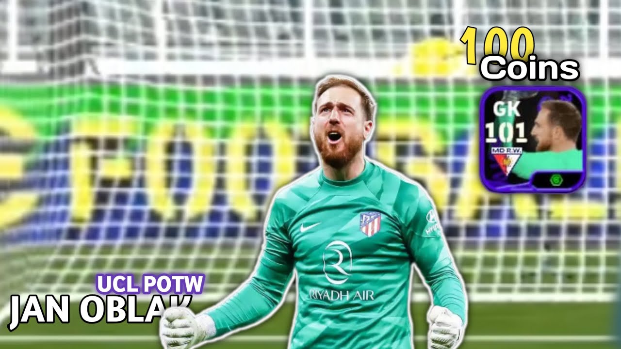 101 Rated Jan Oblak The Best POTW Goalkeeper - YouTube