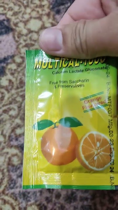New Packing Of Multical(Vitamin C) Sachets😂 - YouTube