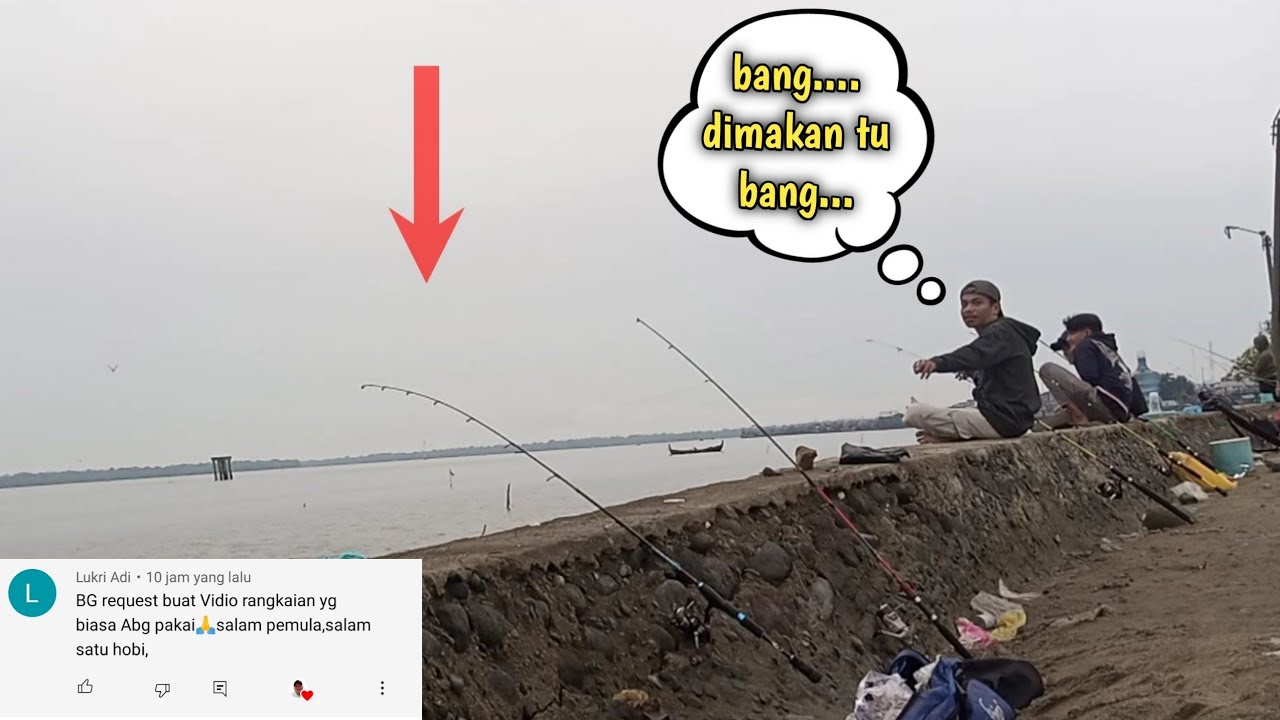 RANGKAIAN PANCING DAN UKURAN MATA KAIL PANCING IKAN SEMBILANG - YouTube