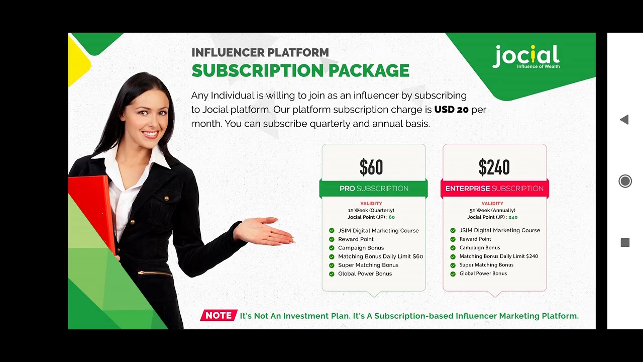 شرح طريقة العمل وربح 400$ من شركة جوسيال بالتفاصيل( Jocial) - YouTube