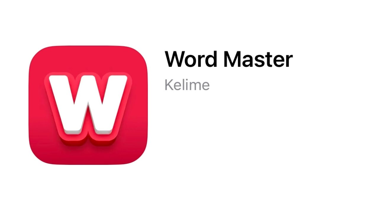 WORD MASTER 1 2 3 4 5 6 7 8 9 10 - YouTube