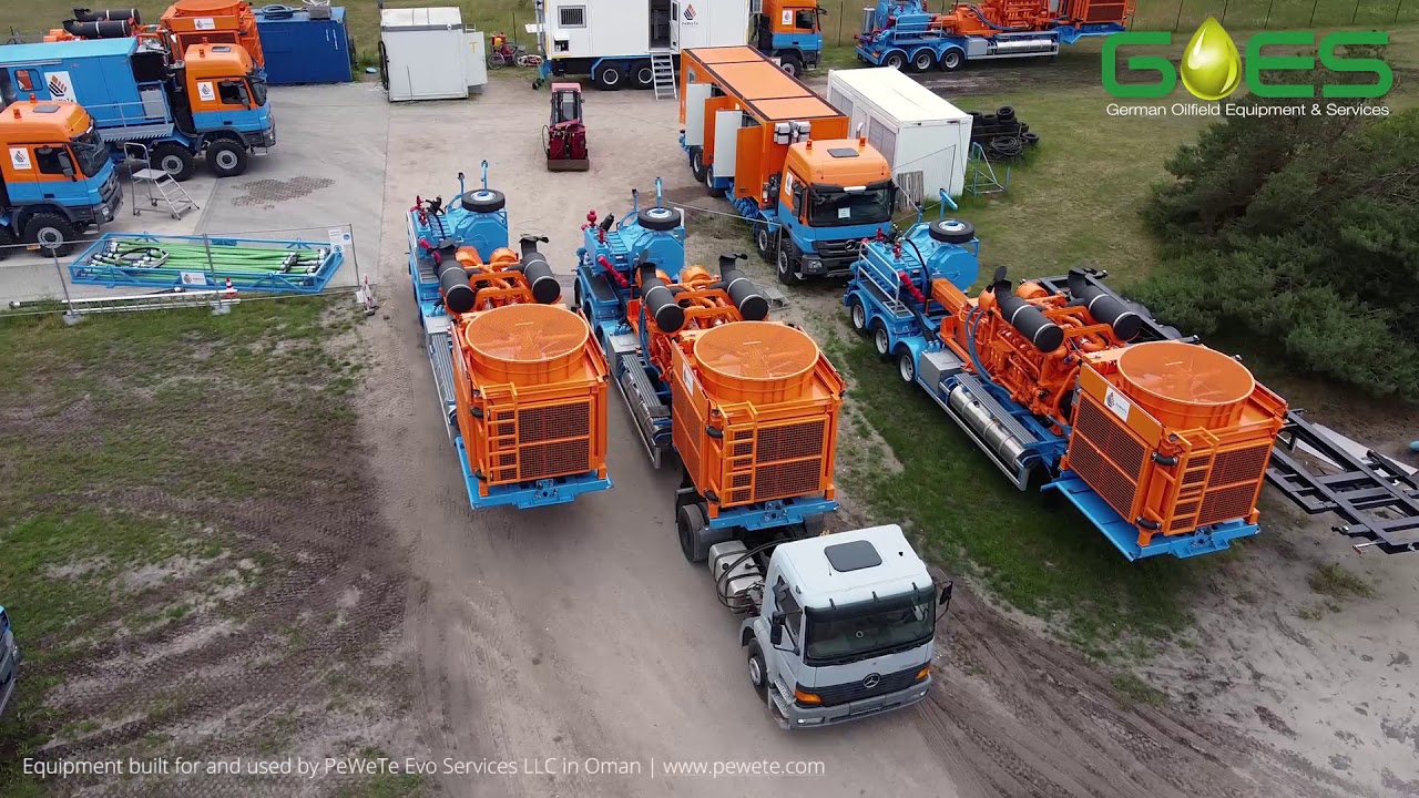 Frac Fleet that GOES manufactured for PeWeTe Evo Services LLC in Oman ...