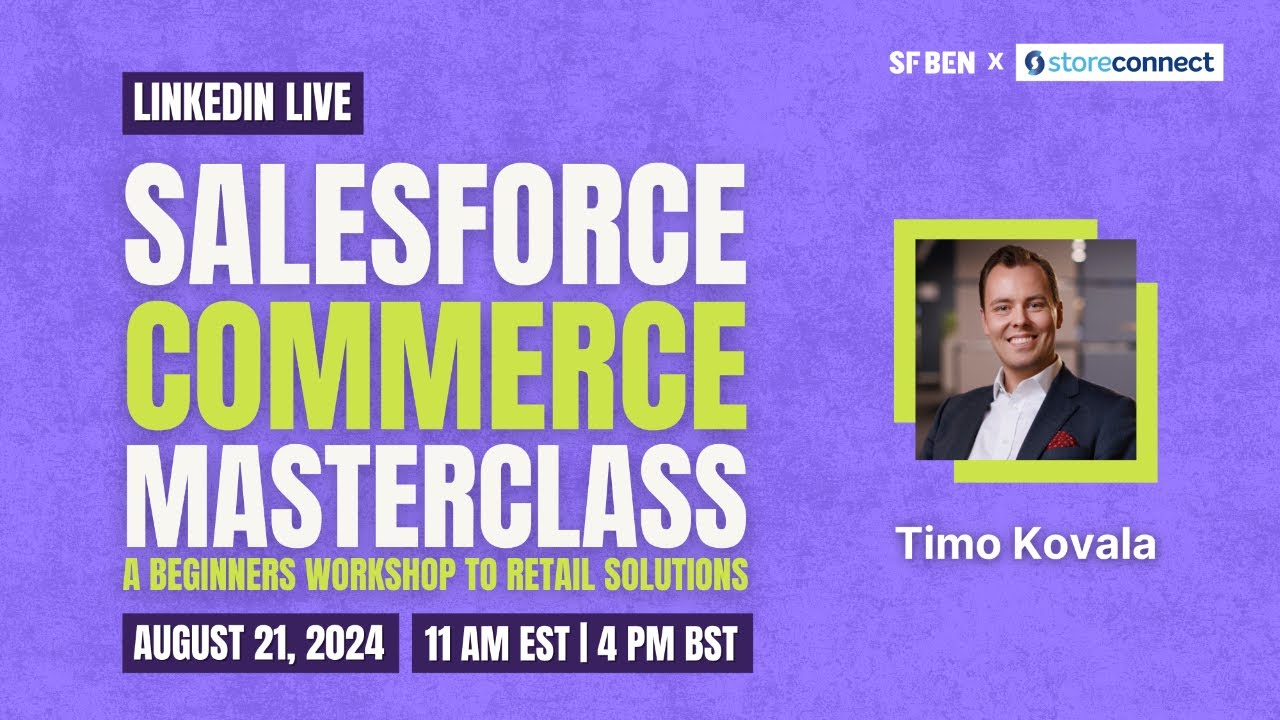 Salesforce Commerce Masterclass: A Beginners Workshop to Retail Solutions - YouTube