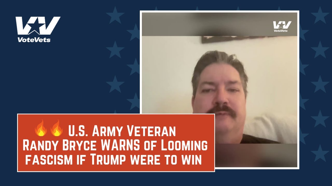U.S. Army Veteran Randy Bryce WARNS of Looming Fascism if Trump Were to ...