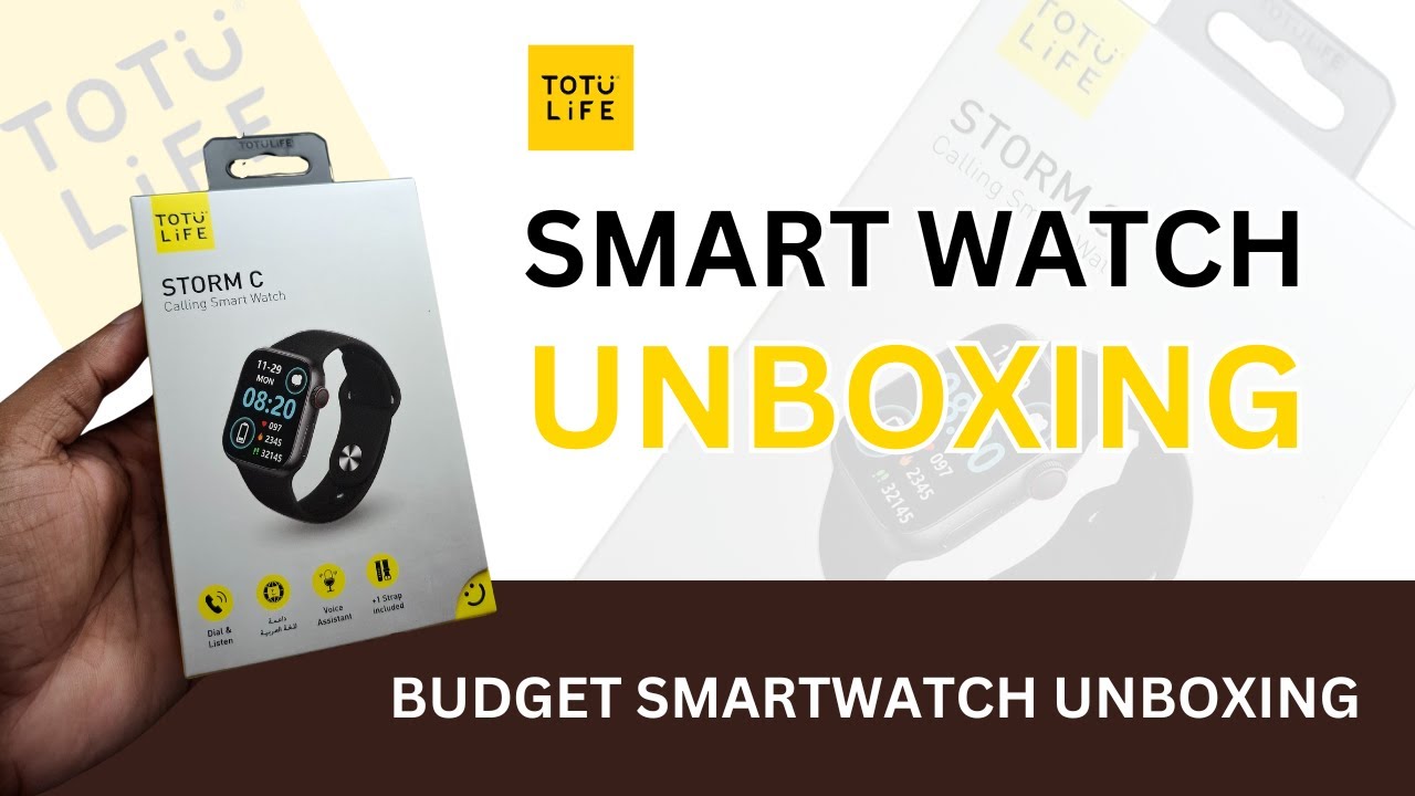 TOTU Life Storm C Calling Smartwatch Unboxing & First Impressions ...