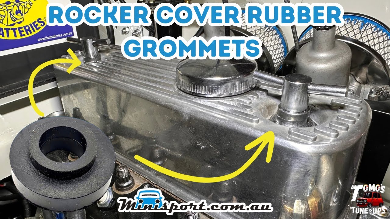 Minisport - Rocker cover rubber grommets - Classic Mini Parts - YouTube