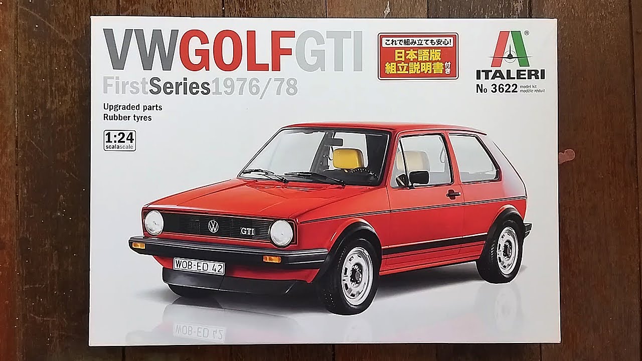 Italeri 1/24 VW Golf GTI First Series 1976/78 | Plastic Model Kit ...