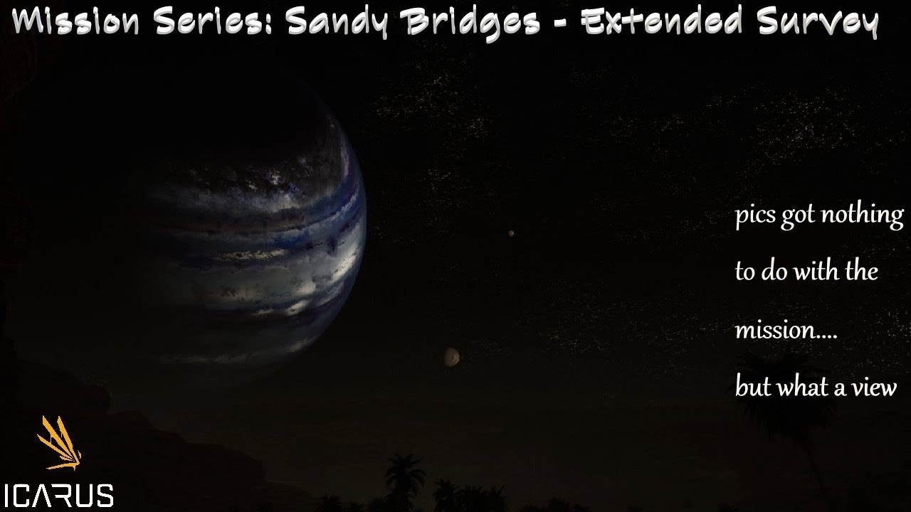 Icarus mission - Sandy bridges: Extended survey - YouTube