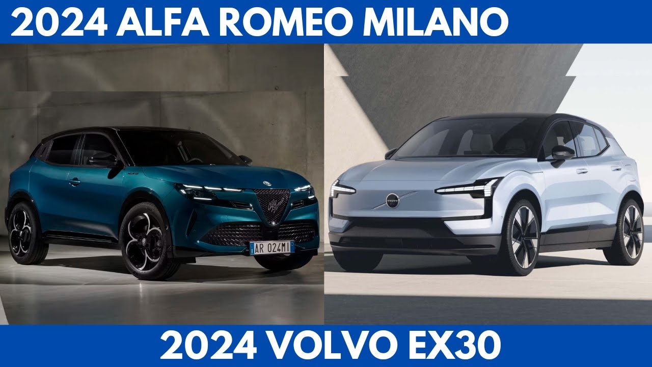 2024 Alfa Romeo Milano Vs. 2024 Volvo EX30 are both subcompact SUVs ...