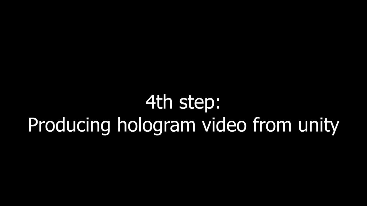How to make hologram using unity - YouTube