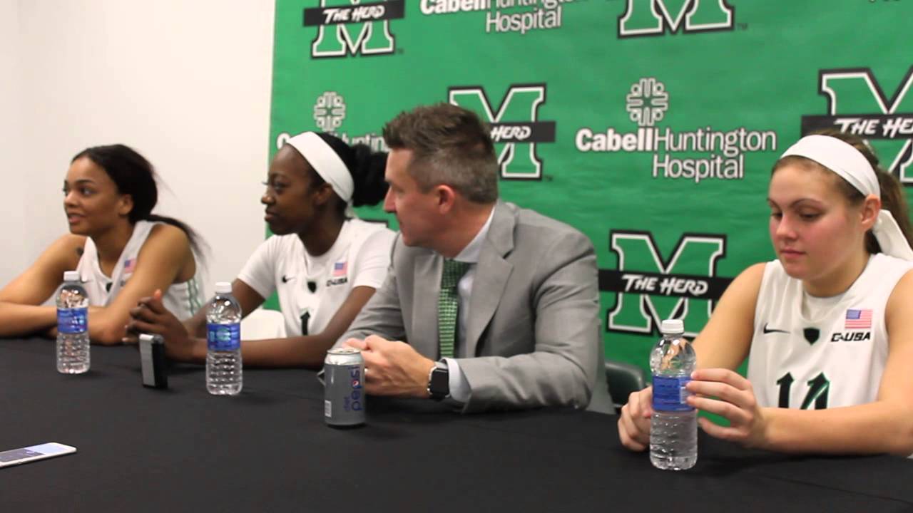 Marshall head coach Matt Daniel postgame press 11-15-15 vs Brescia ...