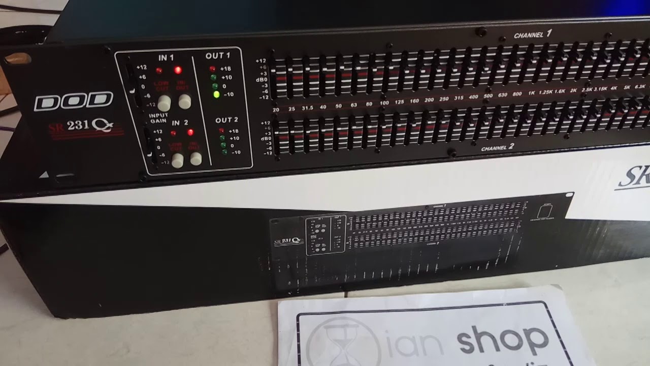 Cek Sound System | Equalizer DOD SR231 dual 31 Chanel | Ian Shop Elektronik - YouTube