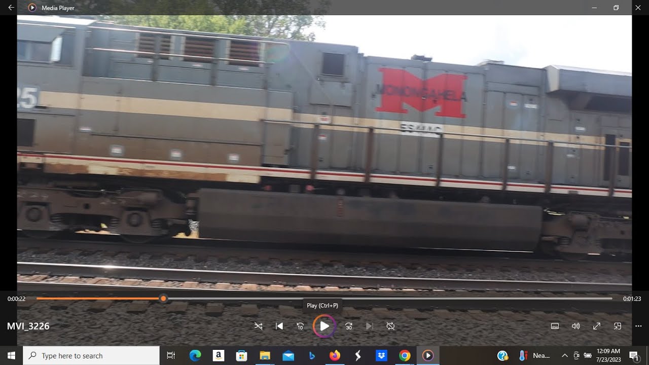 NS 1088,9799 & 1027 Leading A Eastbound Mixed Freight With A Heritage Unit Trailing Waterloo ...