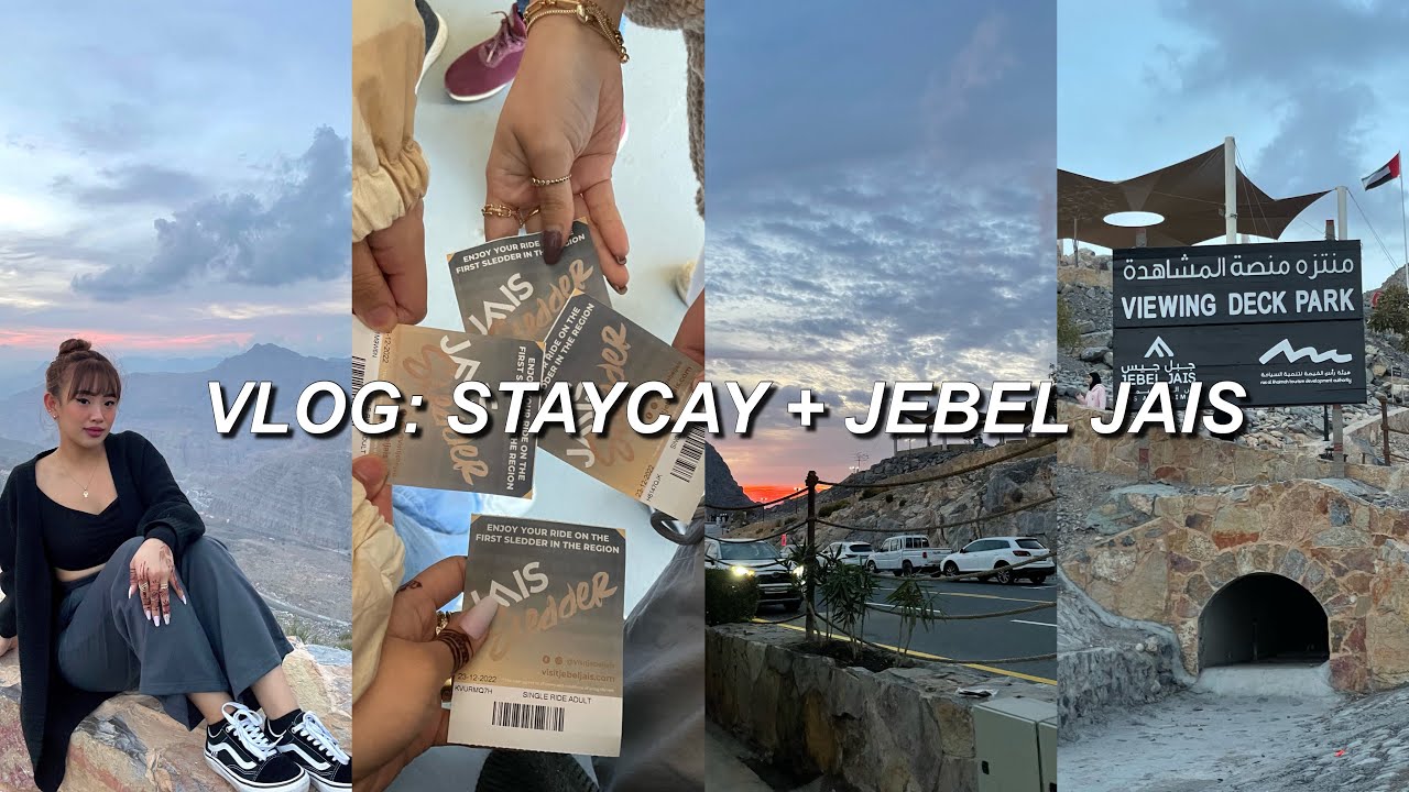 VLOG: RAK Christmas Staycay, Sledder at Jebel Jais, Roadtrip, etc ...