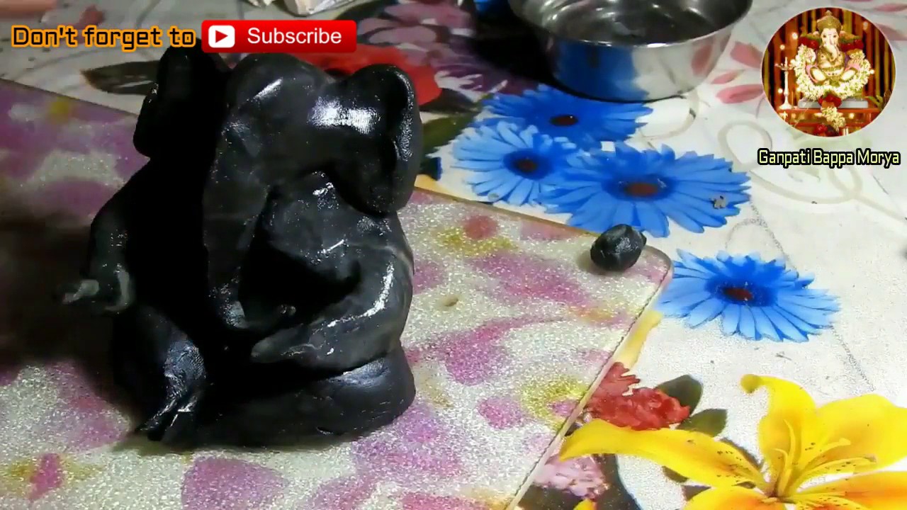 How to make Ganesh Pratima M Seal Art - Ganesh Chaturthi 2023 - YouTube