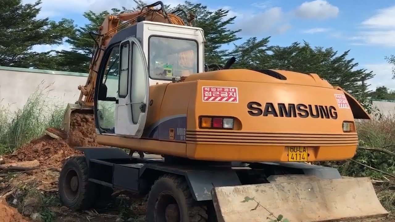 Chạy Thử Máy Xúc SamSung , Qua Dữ | SamSung Excavator Test Run | Xuân ...
