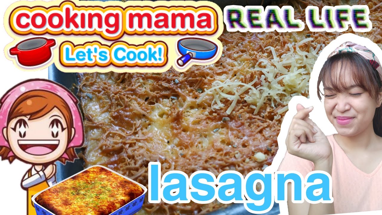 NGIKUTIN RESEP COOKING MAMA IN REAL LIFE | eps. Lasagna | cooking with ...