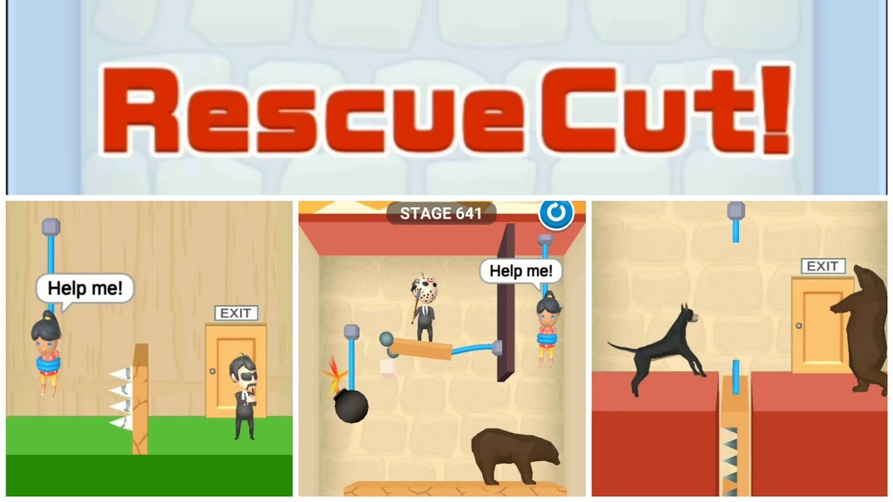 RESCUE CUT ALL LEVELS #660 NEW TRENDING GAME (ANDROID & IOS GAMEPLAY ...