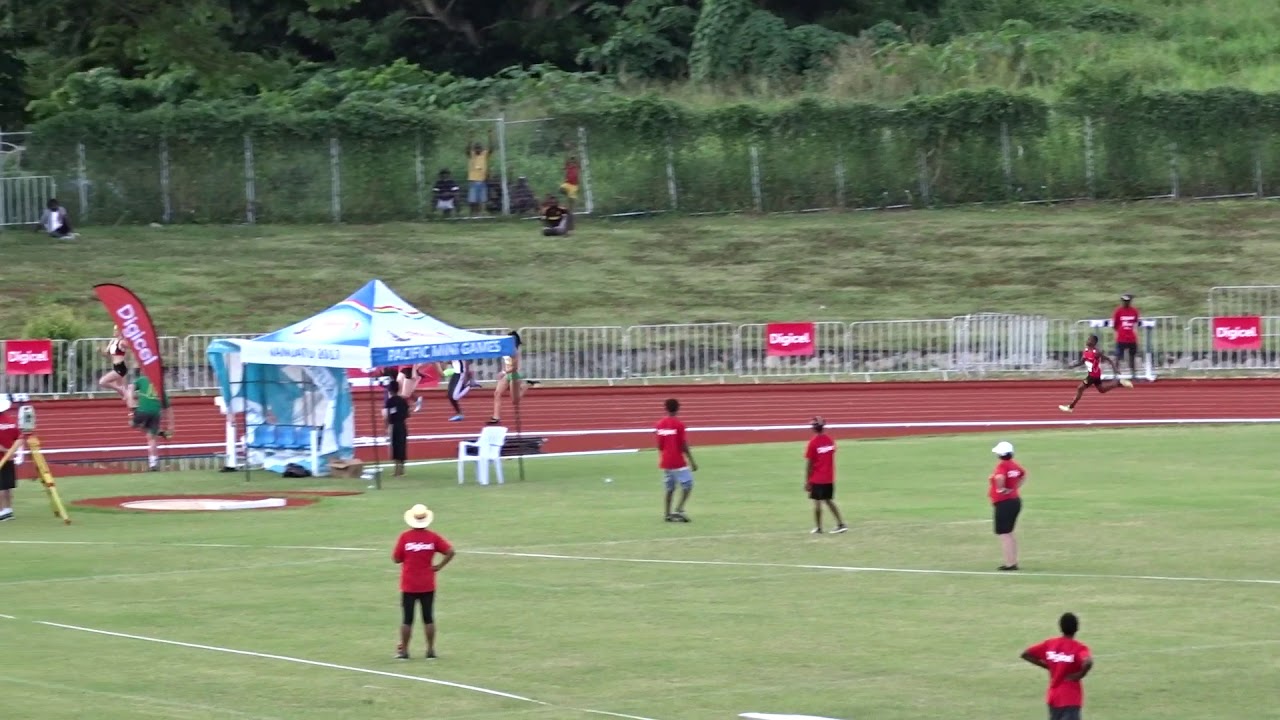 Ht3. 200m U18yrs Women, Korman Stadium, Melanesian Games, Port Vila ...